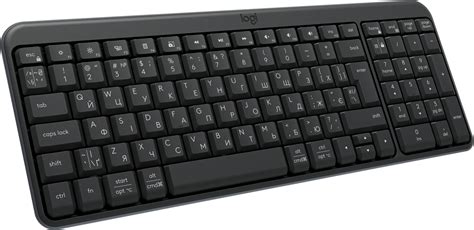 Клавіатура бездротова Logitech K250 Wireless Keyboard Graphite Ukr 920 013822 купити ціна