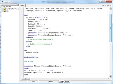 Using Windows Text To Speech With Delphi Experts Exchange