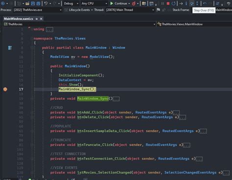 Visual Studio Debugger Loops Through C Property Getters For XAML ListView Stack Overflow