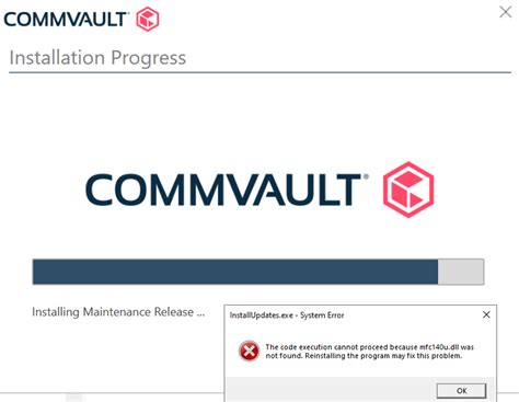Commvault Agent Installation Error On Windows Server 2016 Community