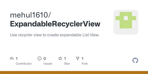 Github Mehul Expandablerecyclerview Use Recycler View To Create Expandable List View