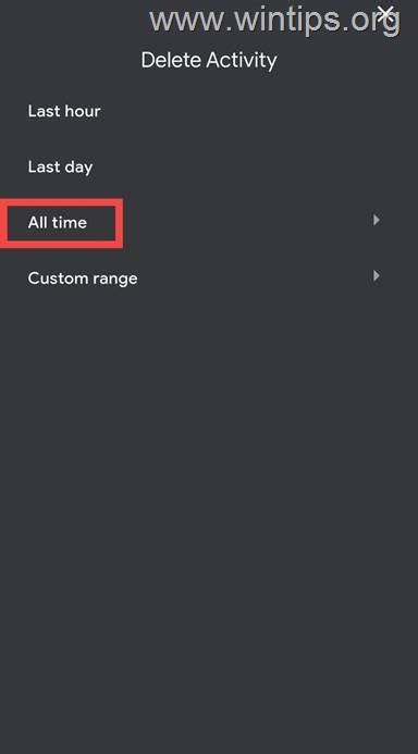 How To Delete Google Account Activity On Mobile Or Desktop WinTips Org