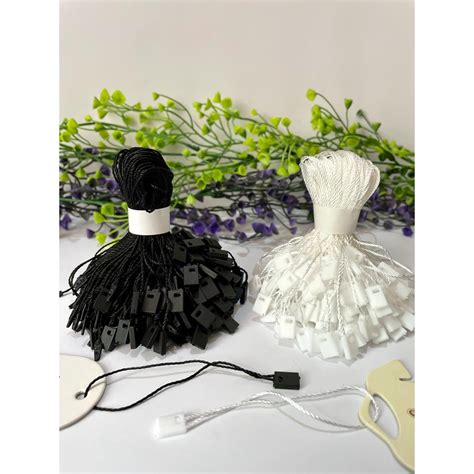 Jual Tali Hangtag Premiun Tali Loop Pin Nylon Tali Label Baju
