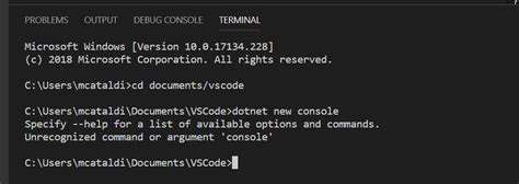 Dotnet New Cli Not Recognizing Any Command Options Issue 57639 Microsoft Vscode GitHub
