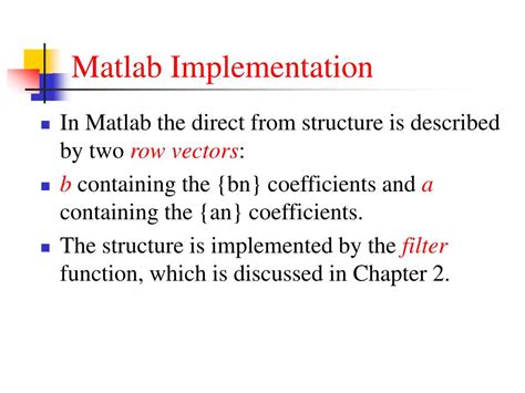 ppt chapter 6 digital filter structures powerpoint presentation
