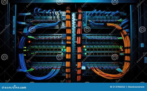 Connectivity Cabling Solutions Royalty Free Illustration