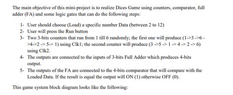 Solved The Main Objective Of This Mini Project Is To Realize