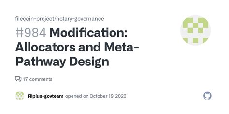 Modification Allocators And Meta Pathway Design · Issue 984