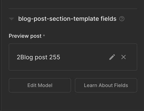 Section With Data Model Reference Do Not Return Entriched Object Technical Questions Builder