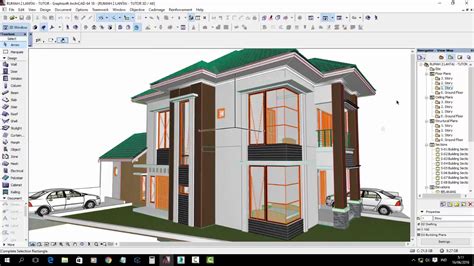 part 2 export 3d model archicad ke 3dsmax dengan addons din importer