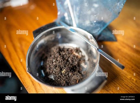 Working In A Soil Lab Iwth Soil Samples Testing A Soil Test In Australia Stock Photo Alamy