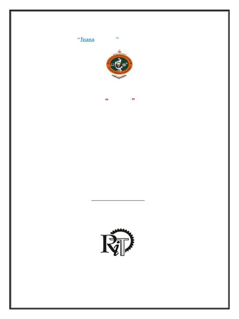 Front Page And Certificate Pdf