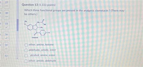 Solved Which Three Functional Groups Are Present In