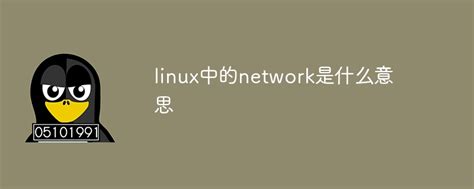 Linux中的network是什么意思 Linux中的network是什么 Linux运维 Php中文网