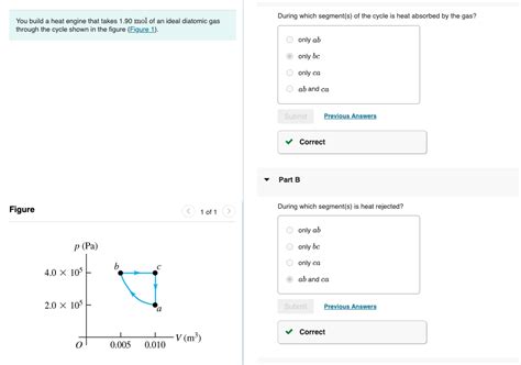solved you build a heat engine that takes 1 90 mol of an
