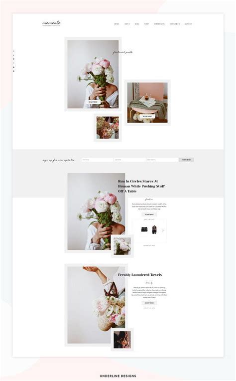 memento a wordpress genesis theme by underline designs on