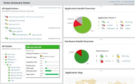 Scom Monitoring Management Pack For Server And Apps Solarwinds