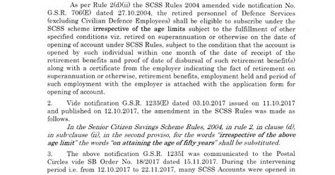 Scss Relaxation Of Rules In Regularization Of Scss Accounts Opened By