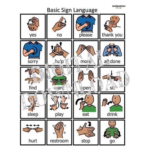 Asl Basic Signs Chart 9 ASL Ideas In 2025 | Sign Language Words, Sign