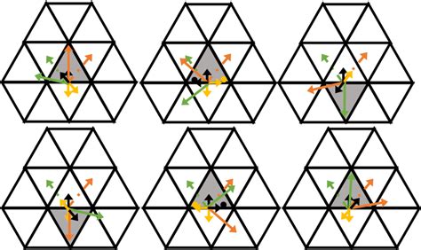 All The Non Bijective Drs Of A Trixel With Its Neighbors The Center Of Download Scientific