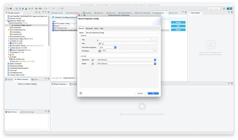 secure properties configuration s encoding dropdown values are
