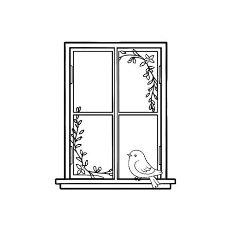 창문 색칠 공부 Kr에서 무료 색칠 공부