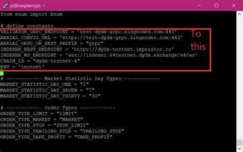 Setting Up Raspberry Pi For Api Trading · Dydx · V4