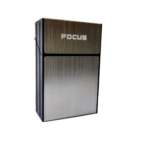 Купити Портсигар під пачку цигарок FOCUS (пластик+метал) Портсигар під ...