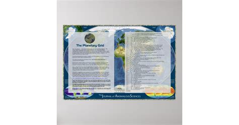 The Planetary Grid Key Poster Zazzle