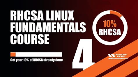 Part 4 Rhcsa Linux Fundamentals Network Kings Youtube