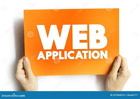 Web Application Program That Is Stored On A Remote Server And Delivered Over The Internet