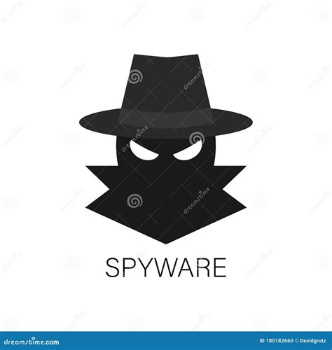 Spyware Internet Technology Stop Sign Web Icon Danger Symbol Concept Hacking Computer