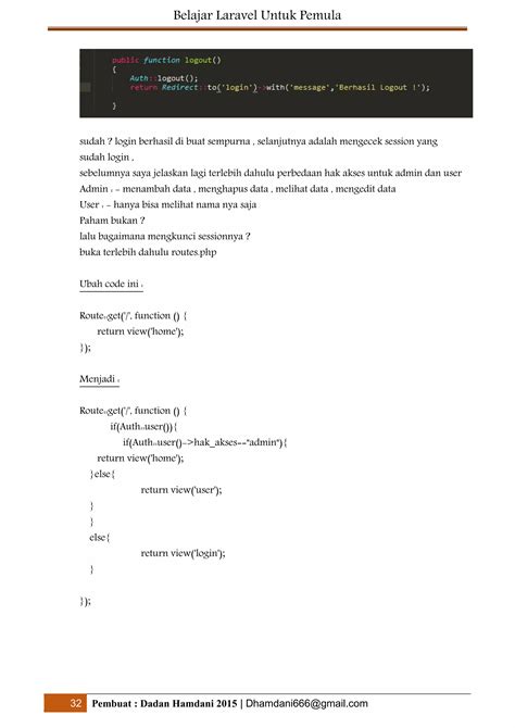 Belajar Laravel Untuk Pemula Pdf