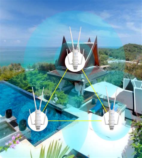 Mbps Mbps Wifi Repeater Long Range Outdoor Signal Booster