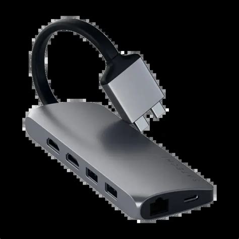 Satechi USB C Dual Multimedia Adapter Power Dk
