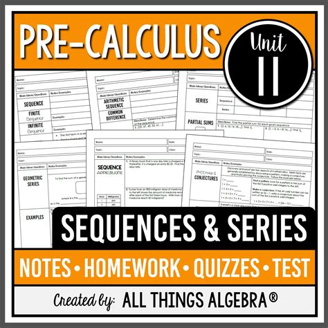 Pre Calculus Unit 5 Trigonometric Functions All Things Algebra®