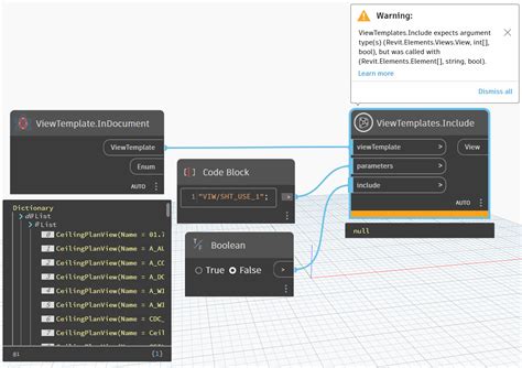 Exclude Parameter From Multiple View Templates Revit Dynamo