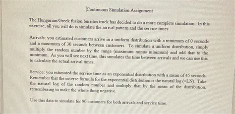 Solved Continuous Simulation Assignment The Hungariangreek