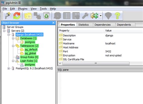 Python Using Postgresql For Django Under Win7 Stack Overflow