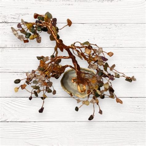 Gem Tree 216 Stone Weeping Willow With Crystal Base Ithaca Crystals