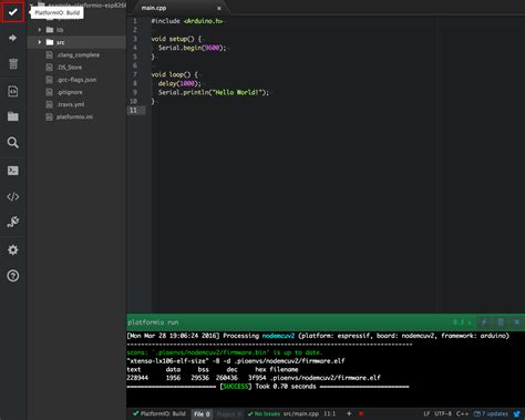 Getting Started With Platformio And Esp8266 Nodemcu
