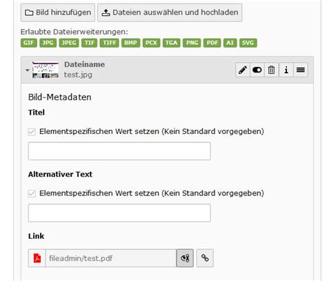 Php Typo3 Linked Files Not Referenced In Backend Filelist Stack