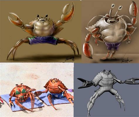 Crab Design And D Crab Furry Art Design