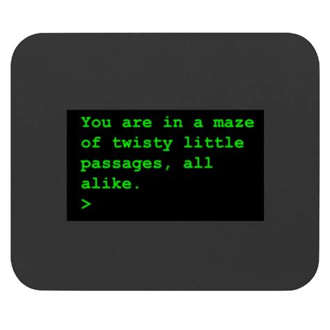 you are in a maze of twisty little passages mouse pads sold by