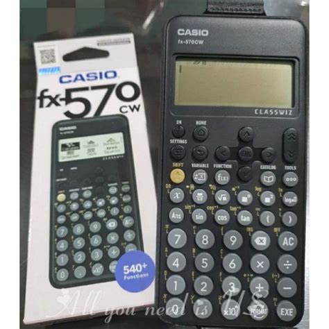 Casio Fx 570cw Fx 570cw Scientific Calculator With Free Classwiz Book