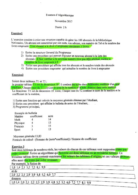Cc 17 18 Examen Dalgorithme 3les Boucles Structures Cc 17 18 Examen Dalgorithme 3les Boucles Structures