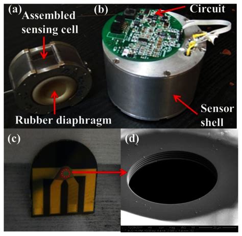 Fabricated Mems Met Seismometer A Assembled Met Sensing Cell B