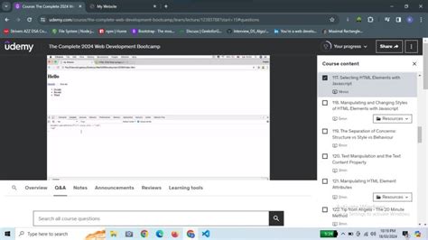 🚀 Just Finished Up My Javascript Session On Selecting Html Elements Like A Pro Kalki Dang