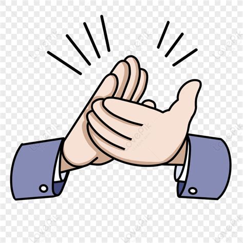 제스처 박수 일러스트 클립 아트 사람 한 손으로 박수 갈채 Png 일러스트 무료 다운로드 Lovepik