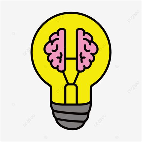 فكرة العصف الذهني التوضيح مخ مصباح فكرة Png والمتجهات للتحميل مجانا